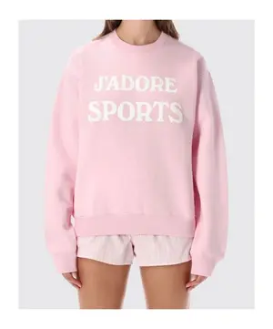 SPORTY  RICH Jadore Flocked-logo Sweatshirt