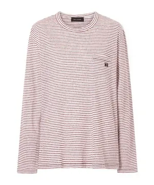 WALES BONNER Loose Striped T-shirt - No