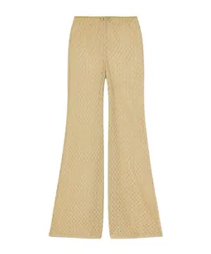 Missoni Metallic Knit Wide-leg Pants