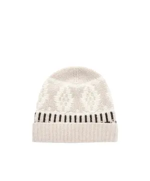 Arch4 Lorenz Fair Isle Cashmere Beanie - No