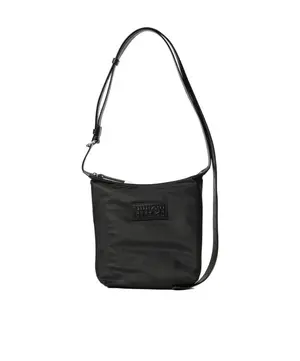MAISON MARGIELA Logo-patch Crossbody Bag - Black