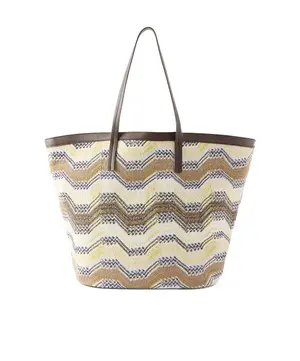 Missoni Striped Tote Bag - Yellow