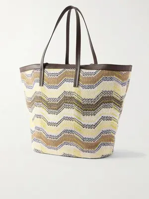 Missoni Striped Tote Bag - Yellow