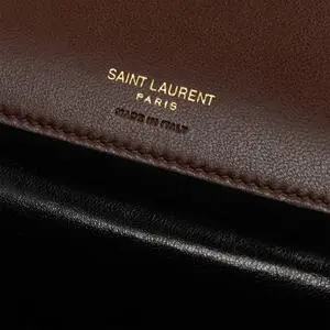 Saint Laurent V-quilted Leather Handbag