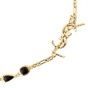 Saint Laurent Paperclip Chain Necklace