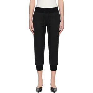 ENTIRE STUDIOS Casual Pants With An Elasticated Drawstring Waist - Black