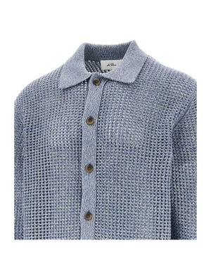 LES DEUX Gerald Open Knit Shirt