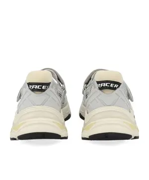 Ash Touch-strap Mesh-panel Slip-ons - Silver