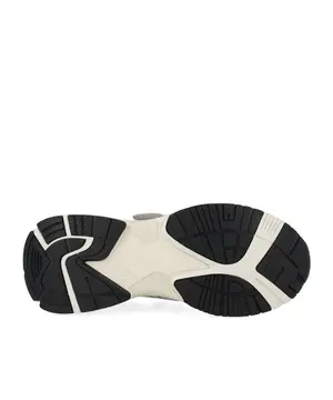 Ash Touch-strap Mesh-panel Slip-ons - Silver