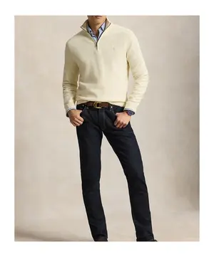 Polo Ralph Lauren Half-zip Mock Neck Knit Sweater