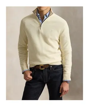 Polo Ralph Lauren Half-zip Mock Neck Knit Sweater - No