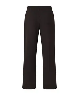 Burberry Embroidered Logo Elastic Waist Flared Sweatpants
