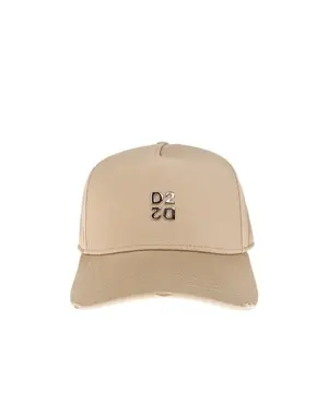 Dsquared2 Logo Baseball Cap - Beige