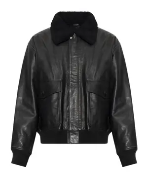 A.p.c. Long-sleeve Leather Jacket