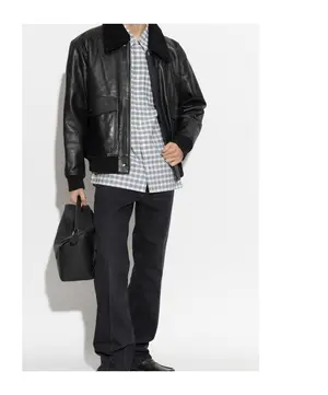 A.p.c. Long-sleeve Leather Jacket