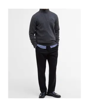 Barbour Half-zip Mock Neck Knit Sweater