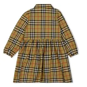 Burberry Long Sleeve Shirt Dress