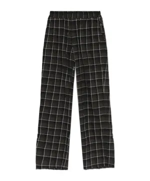 MISBHV Checked Casual Trousers - Green