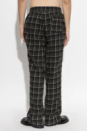 MISBHV Checked Casual Trousers