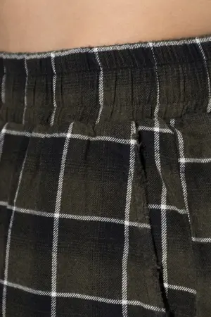MISBHV Checked Casual Trousers