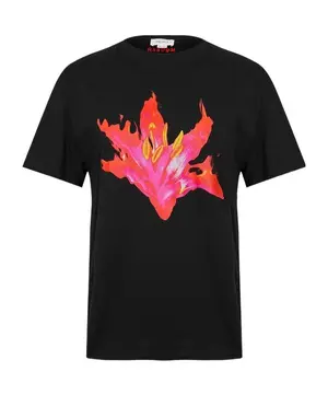 Alexander McQueen Crew Neck Short Sleeve Tee - Black