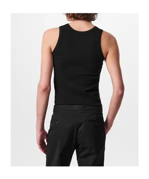 Alexander McQueen Fitted Ribbed Tank Top