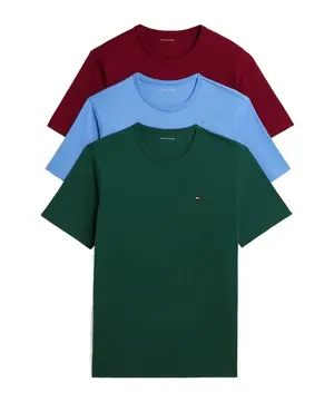 Tommy Hilfiger 3 Pack Short Sleeve T-shirts - No