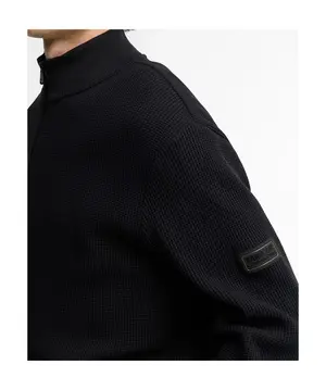 Barbour Quarter-zip Stand Collar Sweatshirt