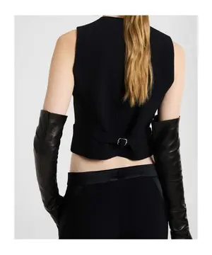 Ermanno Scervino Tailored Cady Waistcoat With Satin Lapels