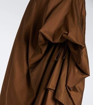 VIVIENNE WESTWOOD Draped Cotton-blend Bustier Dress