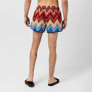 Missoni Zigzag Print Beach Swim Shorts