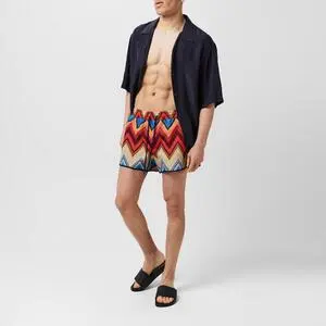 Missoni Zigzag Print Beach Swim Shorts