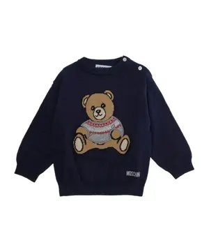 Moschino Crew Neck Long-sleeved Knitwear