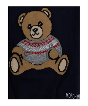 Moschino Crew Neck Long-sleeved Knitwear
