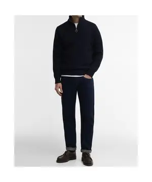 Barbour Half-zip Mock Neck Knit Sweater