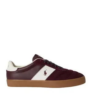 Polo Ralph Lauren Urgundy Suede Sneaker