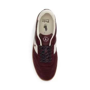 Polo Ralph Lauren Urgundy Suede Sneaker