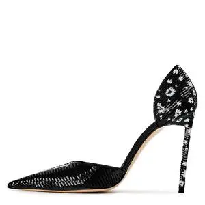 TOM FORD Sequin D'orsay Stiletto Pumps - Black