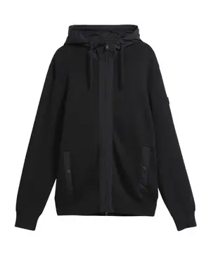 Barbour Long Sleeve Hooded Zip Knit Jacket