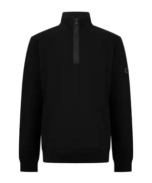 Barbour Quarter-zip Stand Collar Sweatshirt
