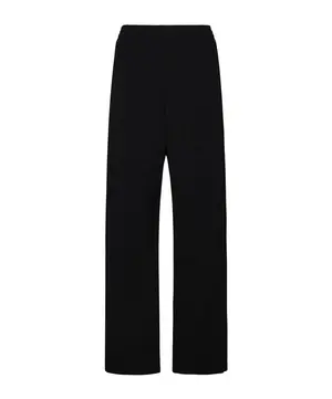 Wardrobe.NYC Ribbed Straight-leg Pants - Black