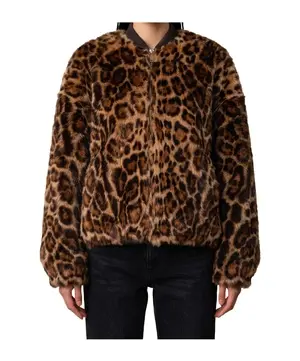 ARMA Reversible Animal Print Bomber