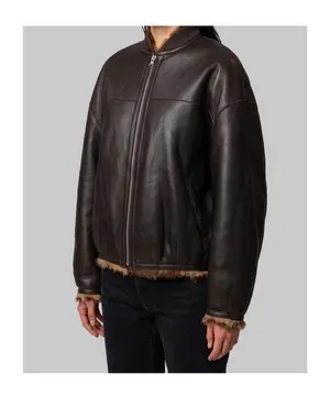 ARMA Reversible Animal Print Bomber