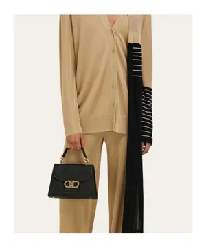 FERRAGAMO Top Handle Double Gancini