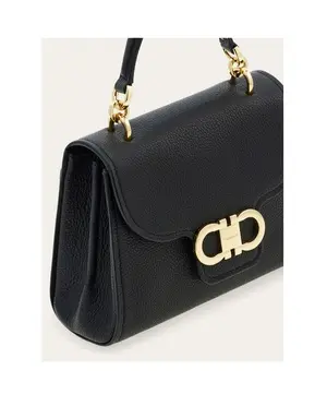 FERRAGAMO Top Handle Double Gancini