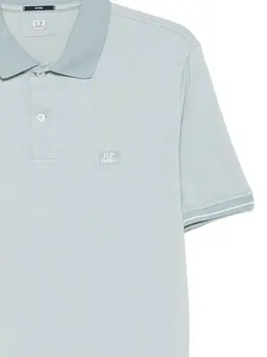 C.P. COMPANY Logo Piqué Polo Shirt