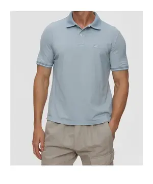 C.P. COMPANY Logo Piqué Polo Shirt