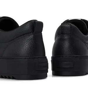 REPRESENT Grained Leather Thick Sole Low-top Sneakers