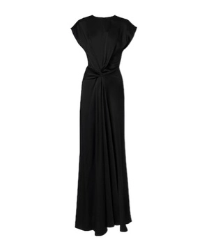 Victoria Beckham Draped Satin Gown No