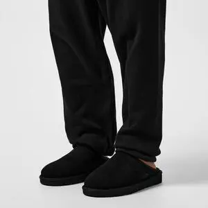UGG Suede Mule Warm Slippers - Black